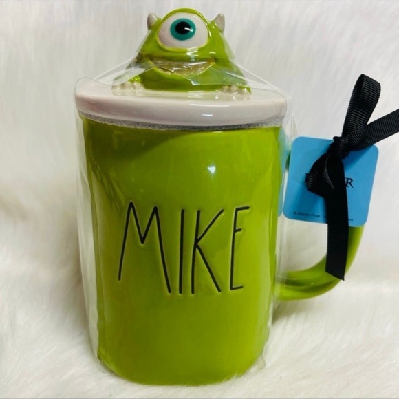 Kitchen | Rae Dunn Disney Pixar Mike Wazowski Mug With Topper | Poshmark